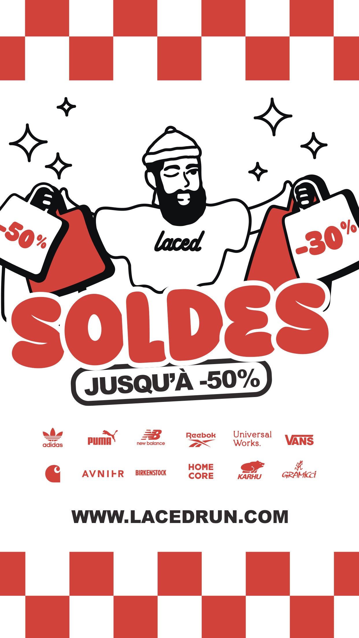 Laced Run - LE shop de streetwear et sneakers qui te veut du bien.